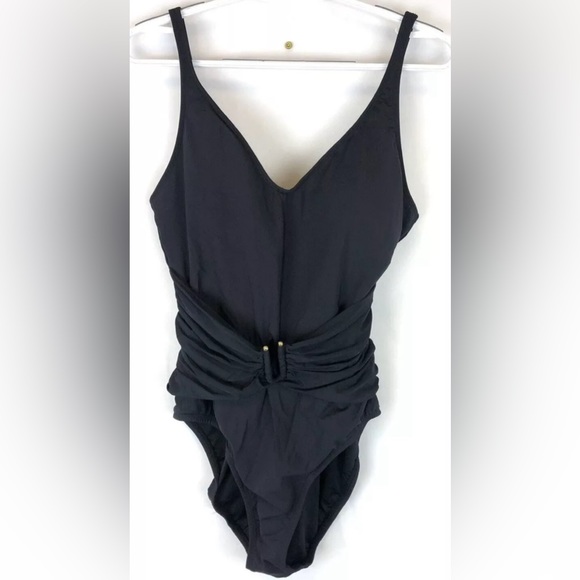 Bleu Rod Beattie | Swim | Bleu Rod Beattie Womens Black Padded One ...
